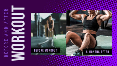 Placeit - YouTube Thumbnail Template for a Workout Routine