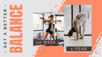 Placeit - Fitness YouTube Thumbnail Maker for an Exercise Channel