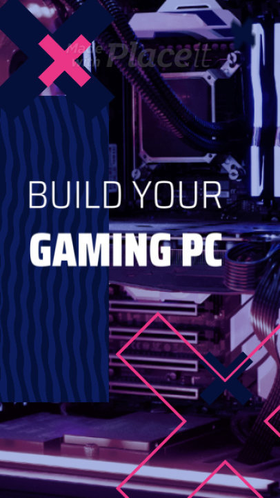 Placeit - Instagram Story Generator Featuring a Gaming Profile Promotion