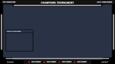 Placeit - Twitch Overlay Generator for a Sports Tournament Streaming