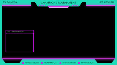 Placeit - Twitch Overlay Generator for a Sports Tournament Streaming