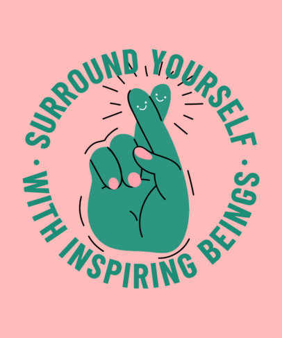 Placeit - T-Shirt Design Template with American Hand-Sign Language ...