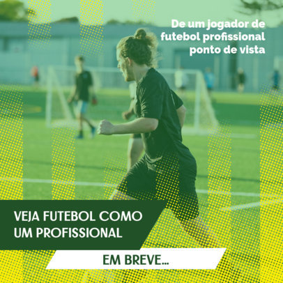 Placeit - Instagram Post Generator for a Sports Content Creator