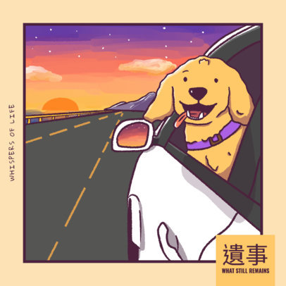 Placeit - Lofi Rap Album Cover Design Template Featuring a Minimal ...