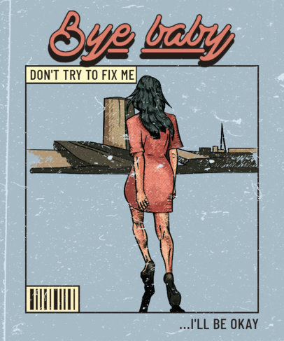 Placeit - Vintage T-Shirt Design Maker Featuring Dramatic Comic Vignettes