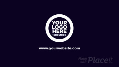 Placeit - Intro Video Maker Featuring Animated Circles for a Logo Reveal