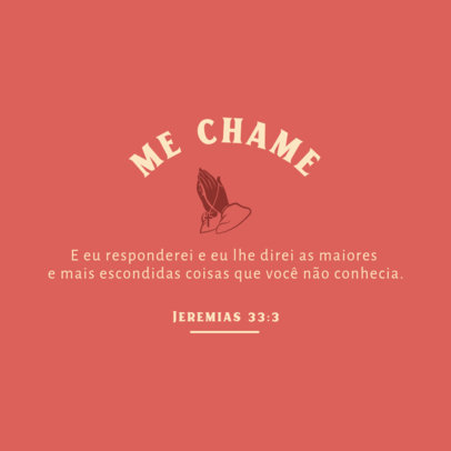 Placeit - Instagram Post Template Featuring Christian Biblical Verses