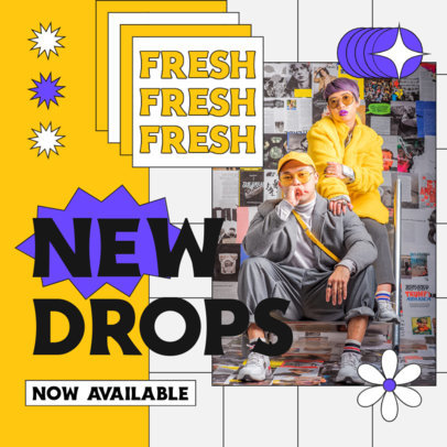 Placeit - Trendy Instagram Post Design Generator for Clothing Brands