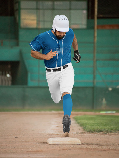 Placeit - Baseball Uniform Builder - Dramatic Portrait of a Man at the ...