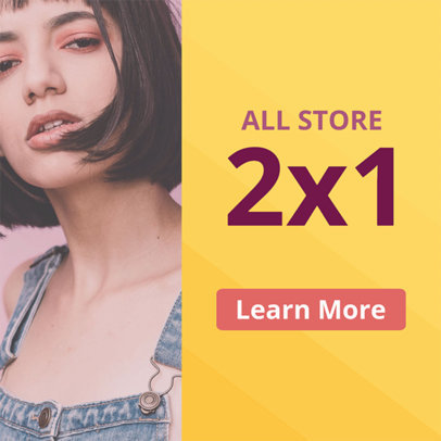 Placeit - Online Banner Maker - Main Photo With Side Text and Button