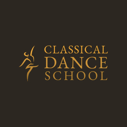Classical Dance School Logo Design
