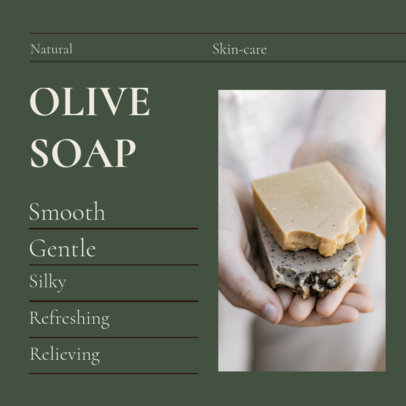 Placeit - Instagram Post Template for a Handmade Soap Brand