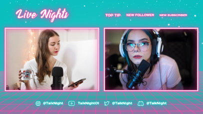 Placeit - Twitch Overlay Design Template for Just Chatting Streamers