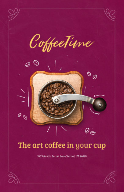 Placeit - Flyer Design Maker for Featuring Coffee Graphics