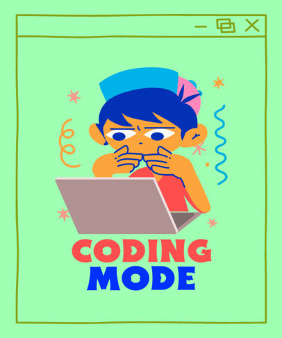 Placeit - Funny Quote T-Shirt Design Template Featuring a Furious ...