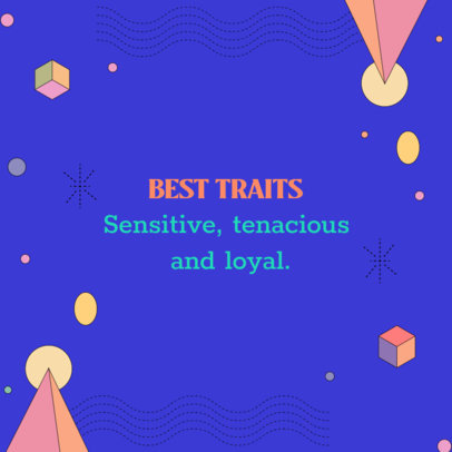 Placeit - Instagram Post Creator for an Astrology Carousel Featuring ...