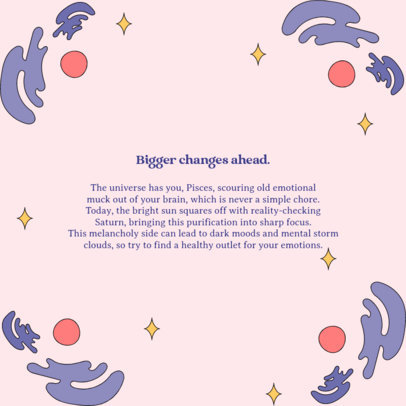 Placeit - Instagram Post Creator for an Astrology Carousel Featuring ...