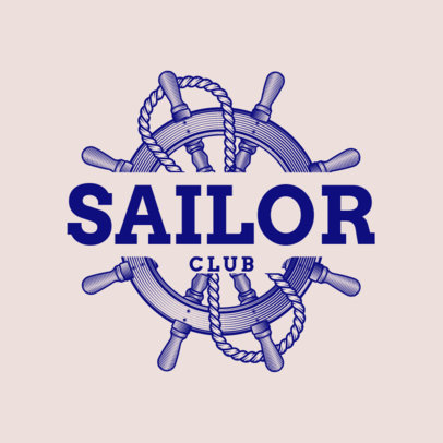 Placeit - Online Logo Generator for a Club of Sea Explorers