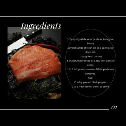 Placeit - Instagram Post Creator with a Simple Layout for a Recipe's ...