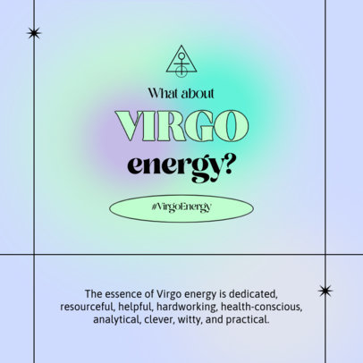 Placeit - Astrology-Themed Instagram Post Design Template with a ...