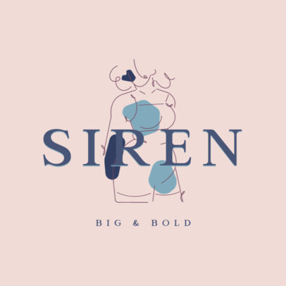 Placeit - Body-Positive Logo Creator with a Graphic of a Woman