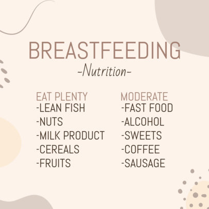 Placeit - Instagram Post Template for Beginner Moms Featuring ...