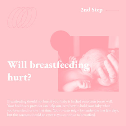 Placeit - Breastfeeding-Themed Instagram Post Design Maker With ...