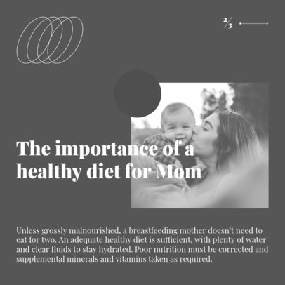 Placeit - Breastfeeding-Themed Instagram Post Design Creator With ...