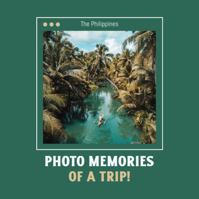 Placeit - Instagram Post Design Template for a Travel-Themed Carousel