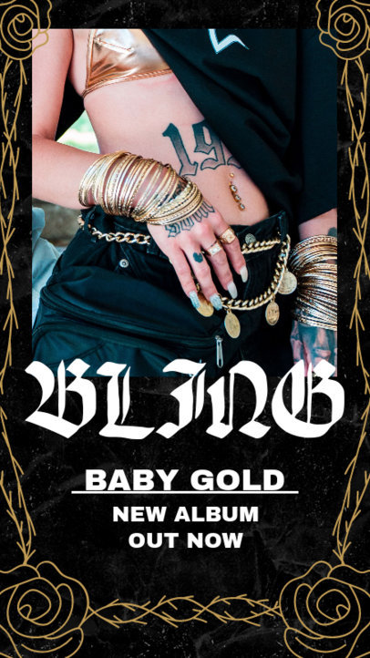 Placeit - Instagram Story Design Creator to Promote a Trap Artist's Tour