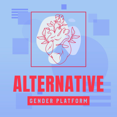 Placeit - Logo Template for a Support Group for Men