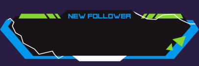 Placeit - Twitch Alert Box Maker Featuring Futuristic Icons