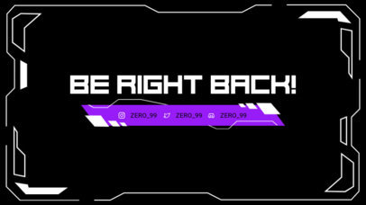 Placeit - Cyberpunk-Styled OBS Overlay Design Template with a Modern Layout
