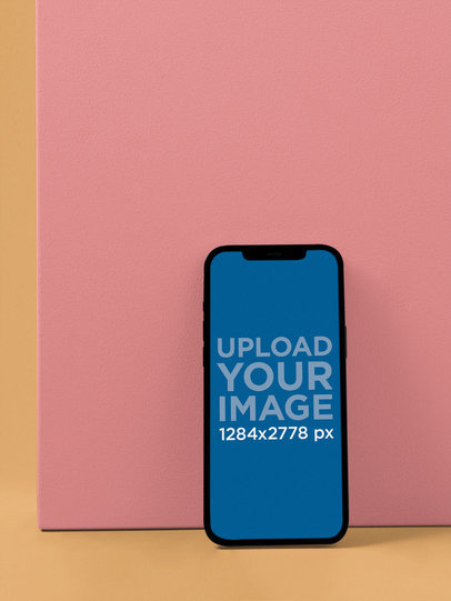 Placeit - Digital Mockup of an iPhone 12 Pro Max in Portrait Position ...