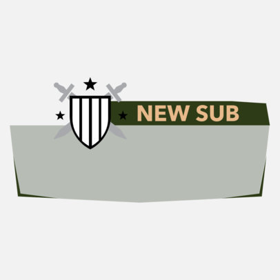 Placeit - Cyberpunk-Styled Twitch Alert Box Template with a Cool Layout