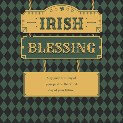 Placeit - Good Luck-Themed Instagram Post Creator for Saint Patrick's Day