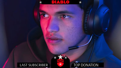 Placeit - Twitch Webcam Frame Design Template Inspired by Call of Duty ...