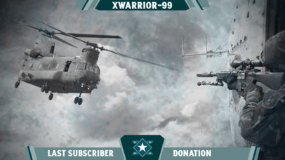 Placeit - COD-Inspired Twitch Overlay Creator with a Simple Layout