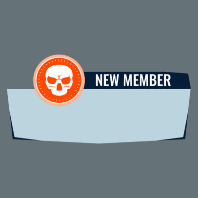 Placeit - Twitch Alert Box Template with a COD-Inspired Style