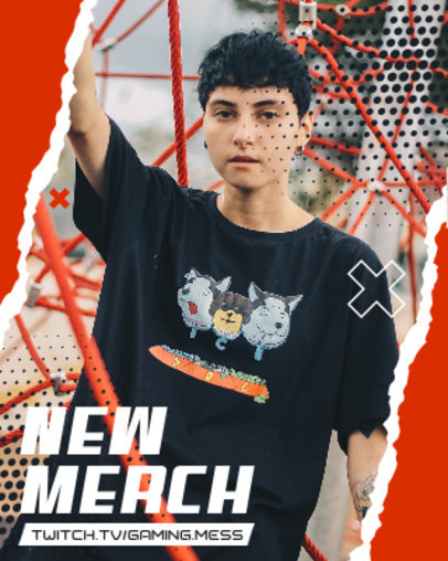 Placeit - Twitch Panel Maker to Display and Promote New Gaming Merch