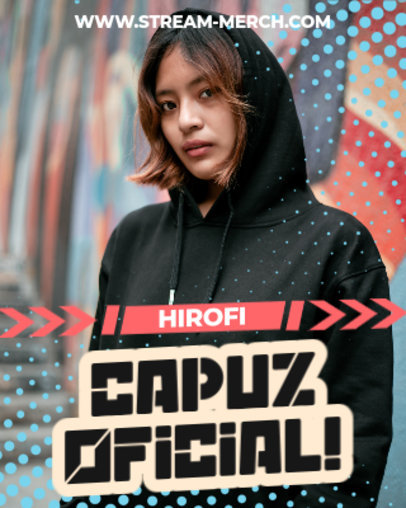 Placeit - Twitch Panel Design Template for a Streamer's New Merch Line