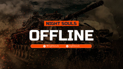 Placeit - Twitch Webcam Frame Template with a COD-Inspired Style