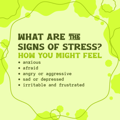 Placeit - Instagram Post Template Featuring a List of Healthy Hobbies ...