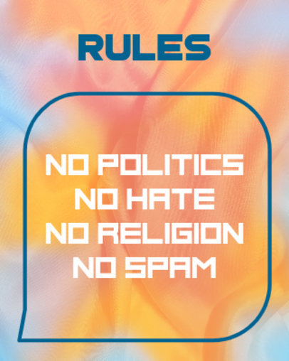 Placeit - Twitch Rules Panel Generator Featuring an Abstract Background