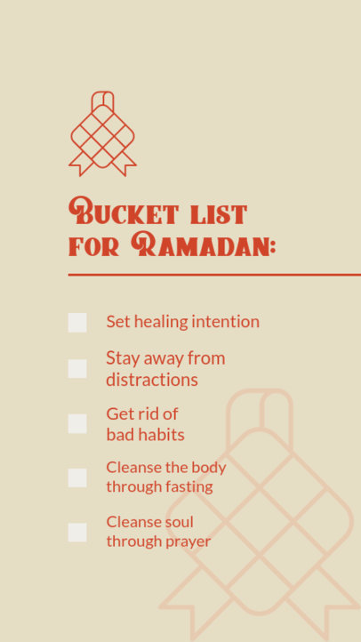 Placeit - Ramadan-Themed Instagram Story Design Generator Featuring a ...