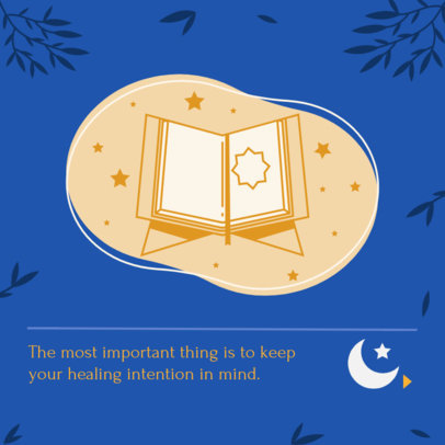 Placeit - Minimal Instagram Post Design Template for a Ramadan-Themed ...