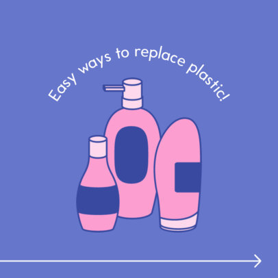 Placeit - Recycling-Themed Instagram Post Design Template With a ...