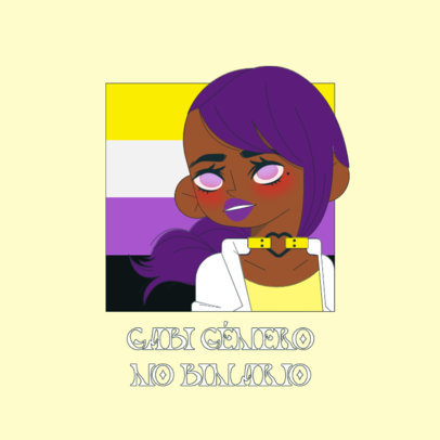 Placeit - Cartoonish Avatar Logo Maker to Create Diverse LGBTQ+ Characters