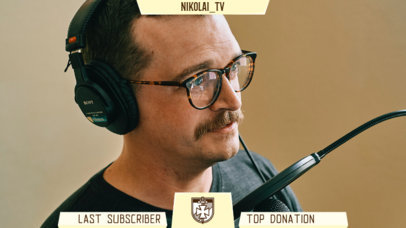 Placeit - Twitch Alert Box Template with Military Icons for COD ...