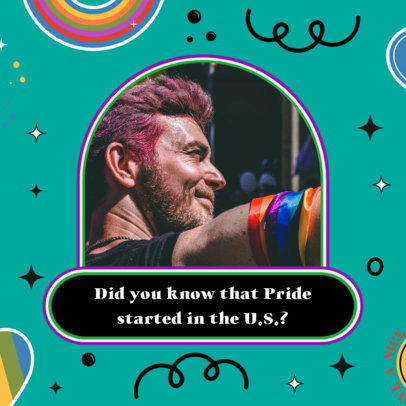 Placeit - LGBTQ Pride-Themed Instagram Post Design Maker for a Carousel ...